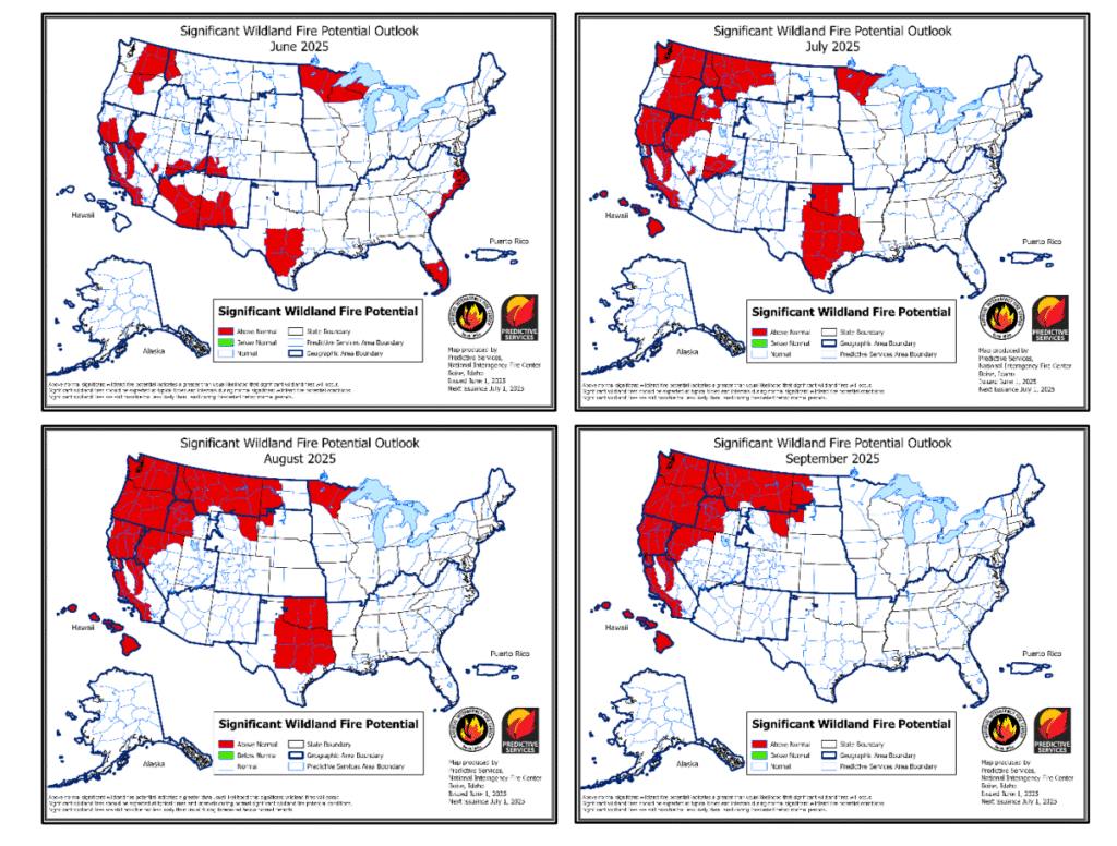 Wildfire Risk Rises for Summer 2025: What To Expect In Wyoming ...